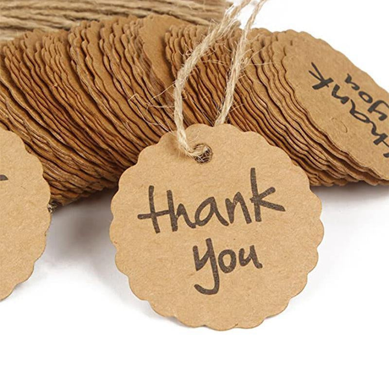 50pcs Round Thank You Card – Jewellery and Craft Supplies Australia